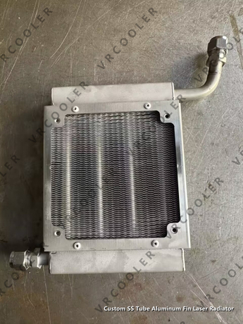 Custom SS Tube Aluminum Fin Laser Radiator - Changzhou Vrcoolertech ...