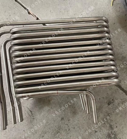 Evaporative Heat Exchanger Immersed In Water For Brine Cooling For Ice ...