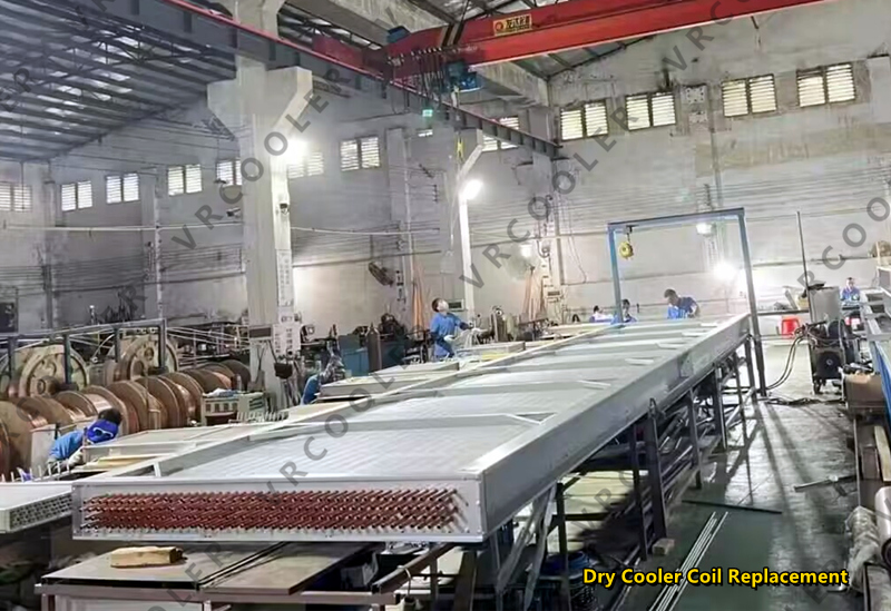 Production of Custom Dry Cooler Coil Replacement Project Completed ...
