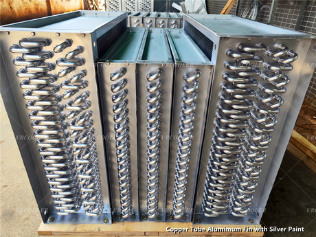 Copper Tube Alumimum Fin Heat Exchanger with Silver Paint - Changzhou ...