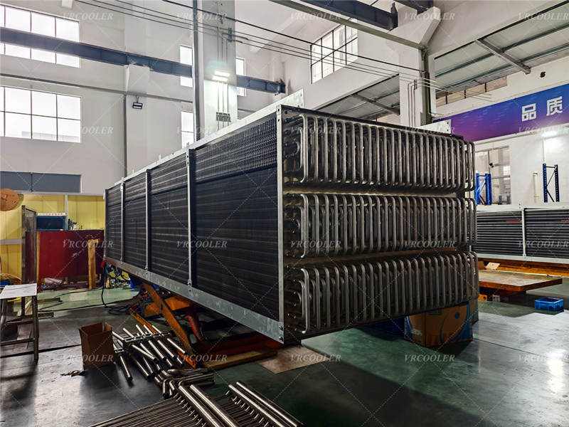 IQF Freezer Evaporator in The Quick Freezing Process in The Food ...