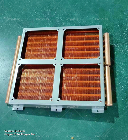 Custom Radiator Copper Tube Copper Fin - Changzhou Vrcoolertech ...