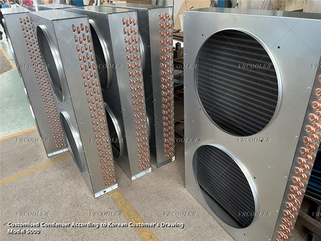 Customised Condenser According to Korean Customer's Drawing Model 5000 ...