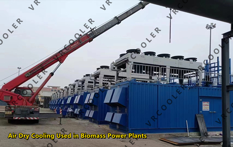How does a dry cooler function in a power plant's cooling system ...