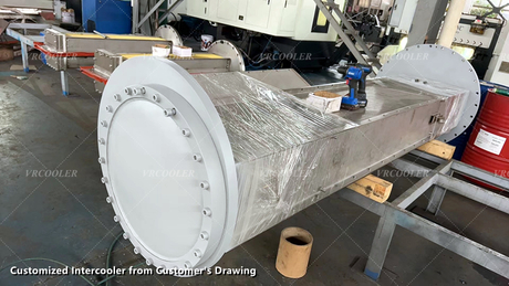 Customized Intercooler from Customer's Drawing - Changzhou Vrcoolertech ...