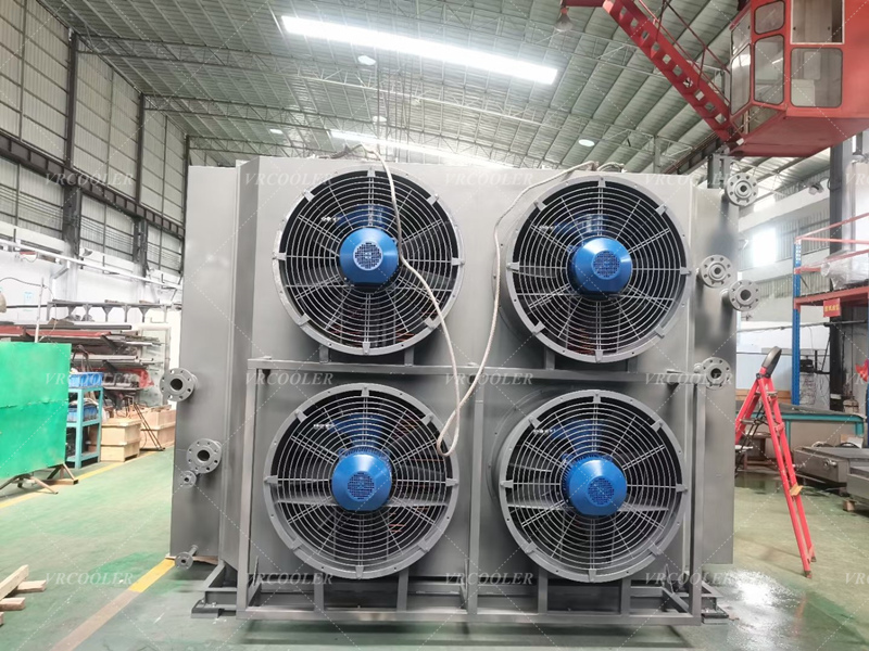 Fan Cooled Finned Tube Heat Exchanger for Cooling Process Water ...