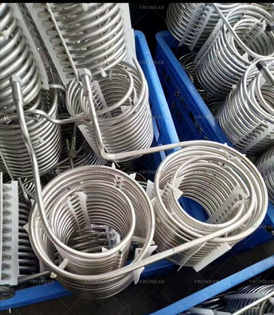 Small Scale Size Cooler Coil For A Submersible Water Chiller ...