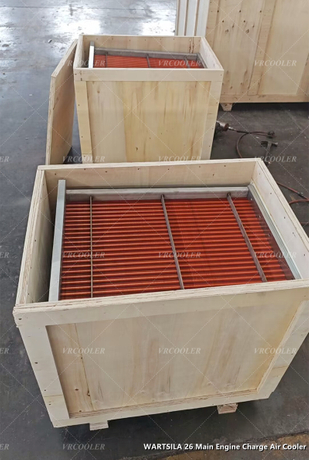 WARTSILA 26 Main Engine Charge Air Cooler - Changzhou Vrcoolertech ...