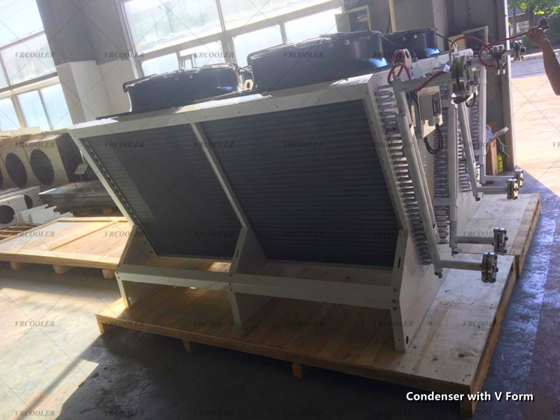 Condenser with V Form - Changzhou Vrcoolertech Refrigeration Co.,Ltd