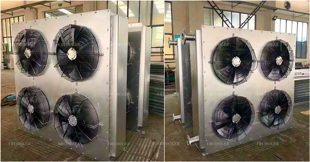 Heat Transfer Oil Air-Cooled Heat Exchanger With Fan - Changzhou ...