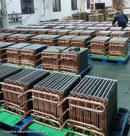 Tube And Fin Liquid To Liquid Heat Exchanger for Immersion Cooling ...