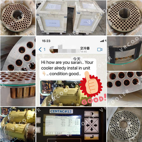 Replacement ingersoll rand centac cooler(Second Stage for C 950 and ...