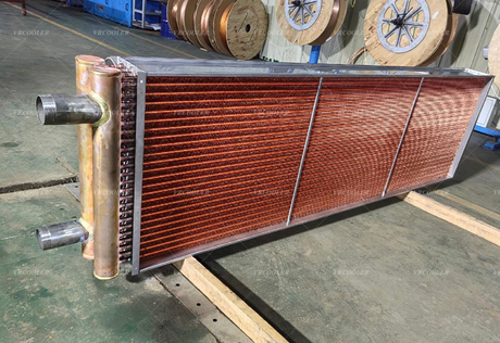 Copper Tube Copper Fin Steam Air Heater - Changzhou Vrcoolertech ...